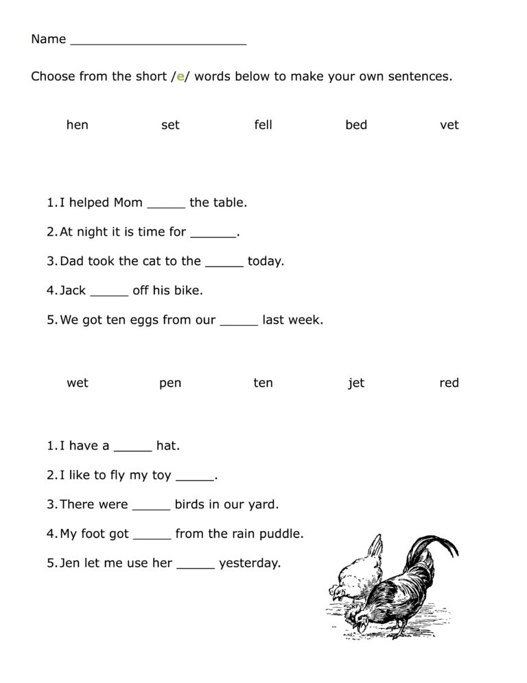 Phonics Review Book – Short Vowels – Heritage Grove Academy